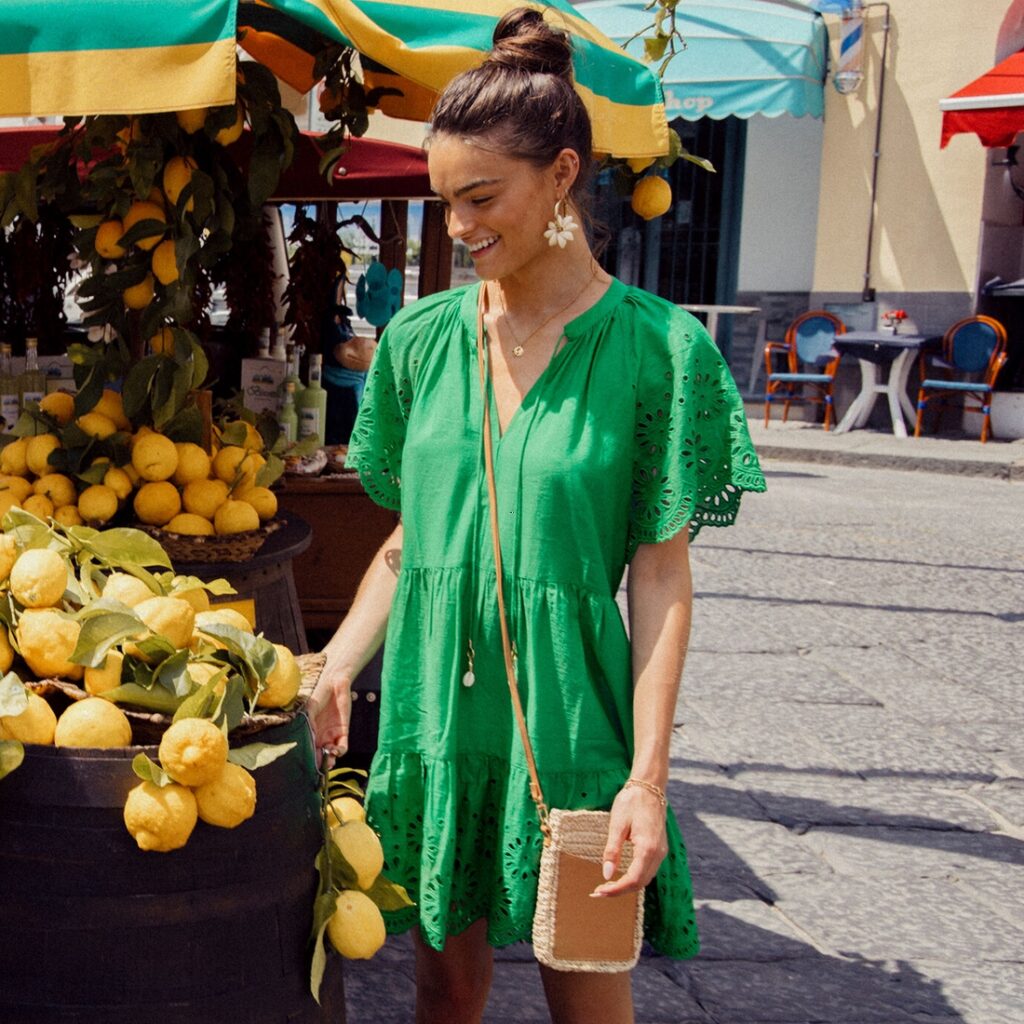 Robe de plage uni Rivera Notes - La Boite à Maillots